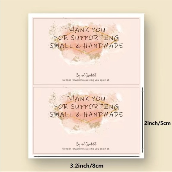 Other | 5pcs Rectangular Stickers Gift Box Seal Stickers | Poshmark